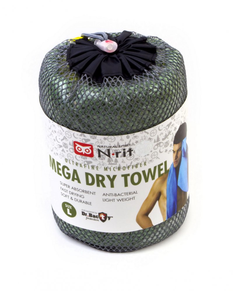 Rychleschnoucí osuška Mega Dry zelená | LENOŠÍME.CZ